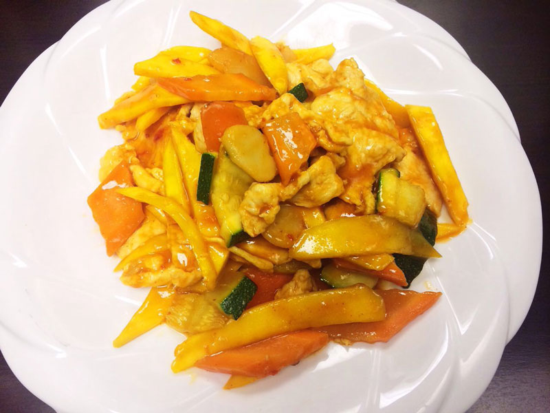 Spicy Mango Chicken - Asia Grill